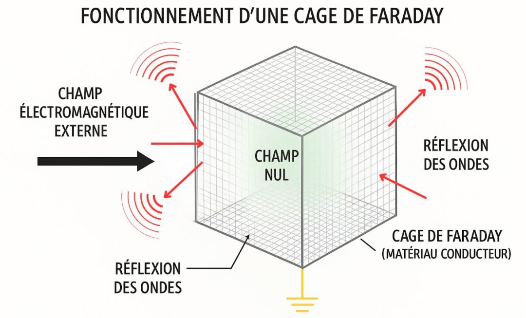 Cage de faraday : fonctionnement et protection dans